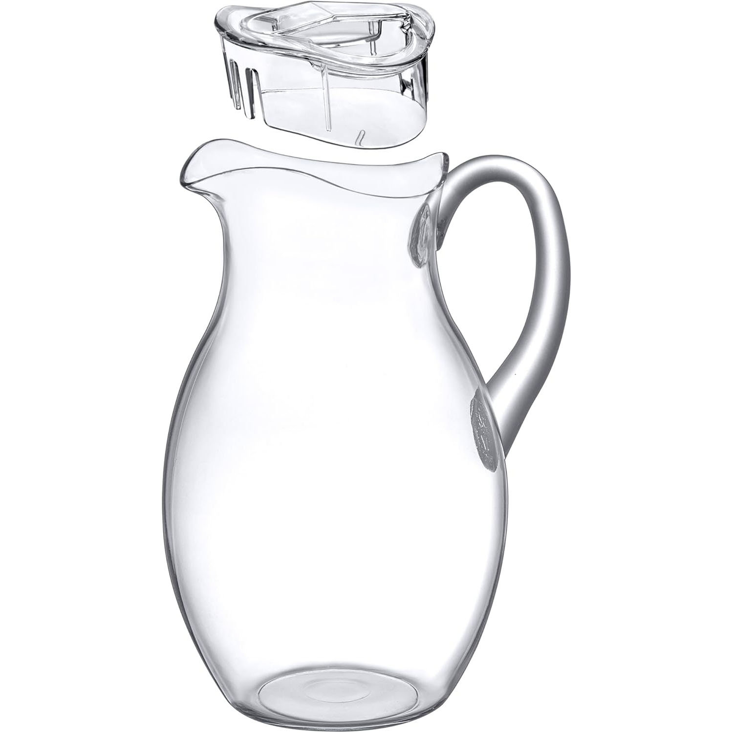 Lark Manor™ Bubbly Grand - Plastic Pitcher (96 Oz, 3 Quart), Clear ...