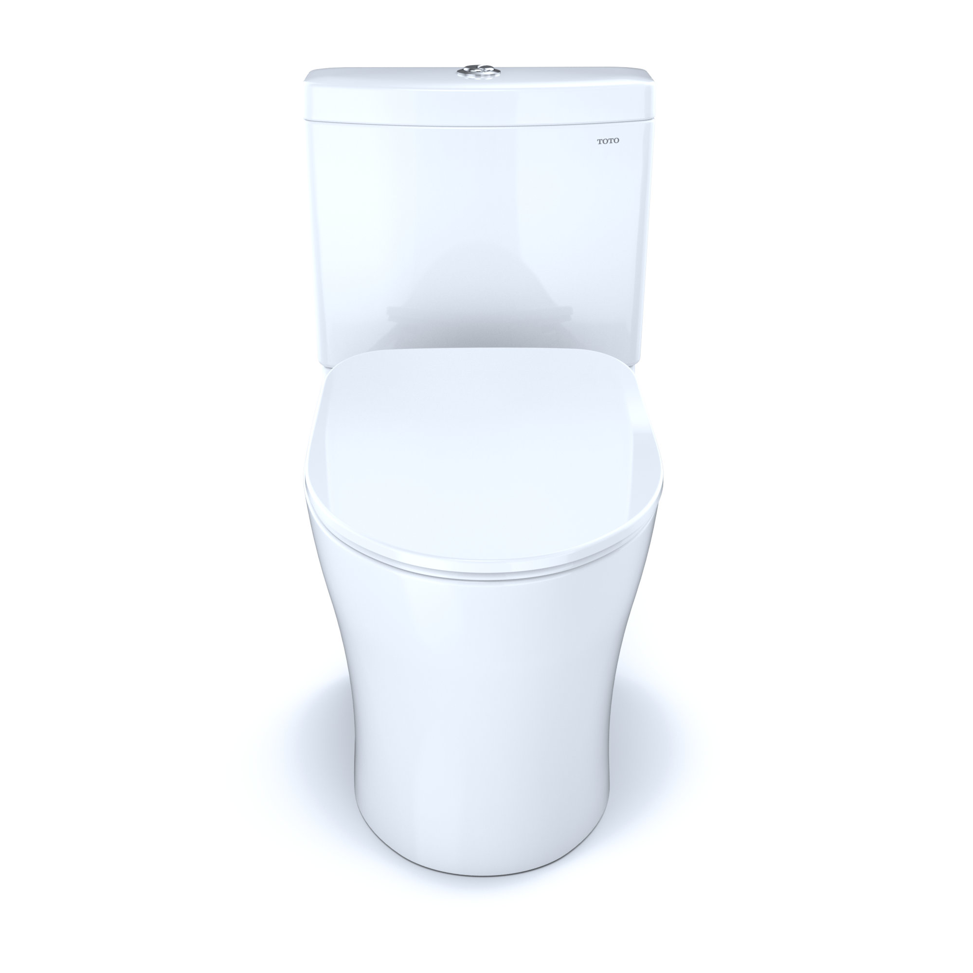 TOTO Aquia® Dual-Flush Elongated Two-Piece Toilet with Tornado Flush ...