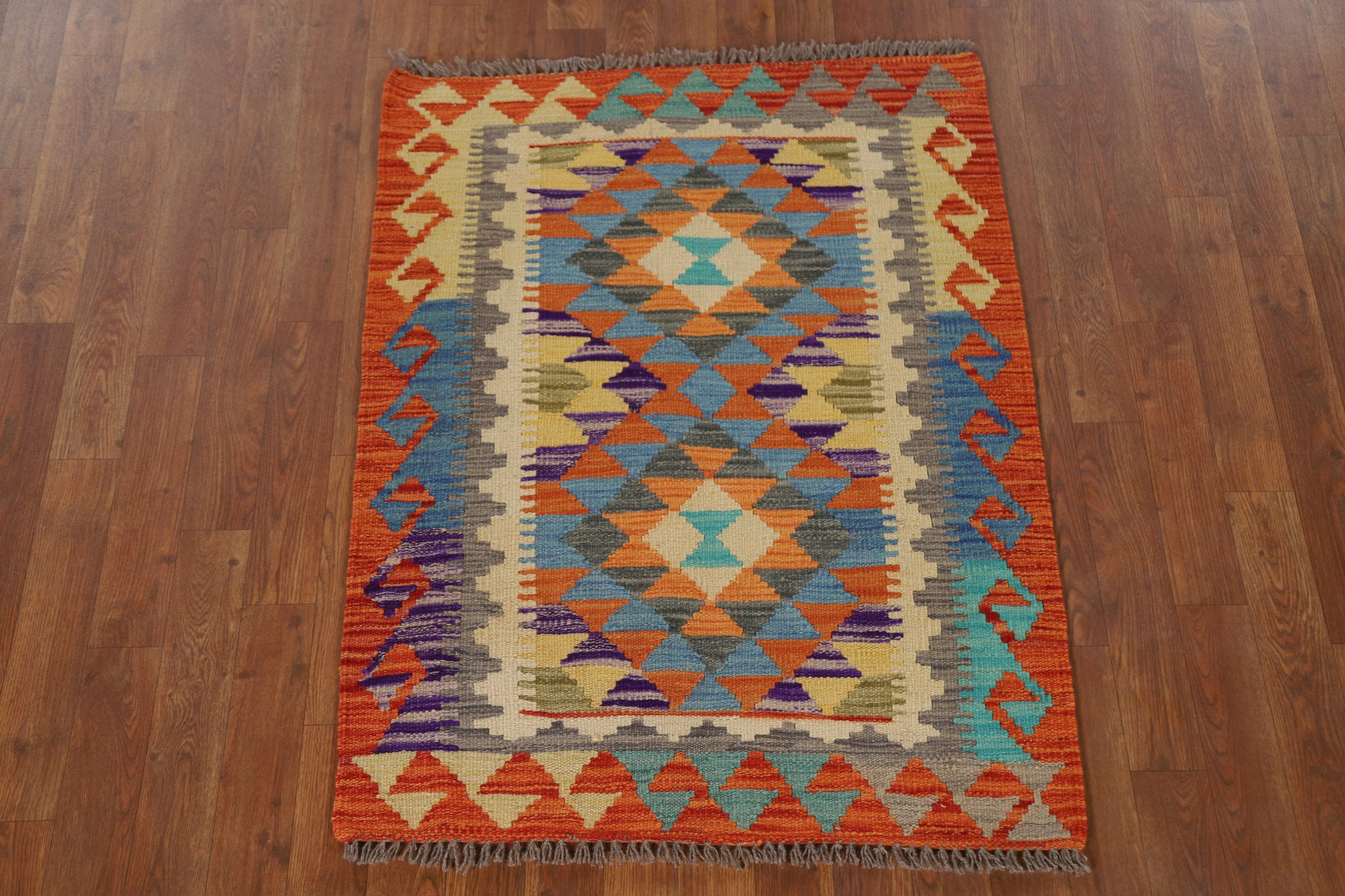 Dakota Fields South Western Kilim Oriental Accent Rug 3x4 | Wayfair