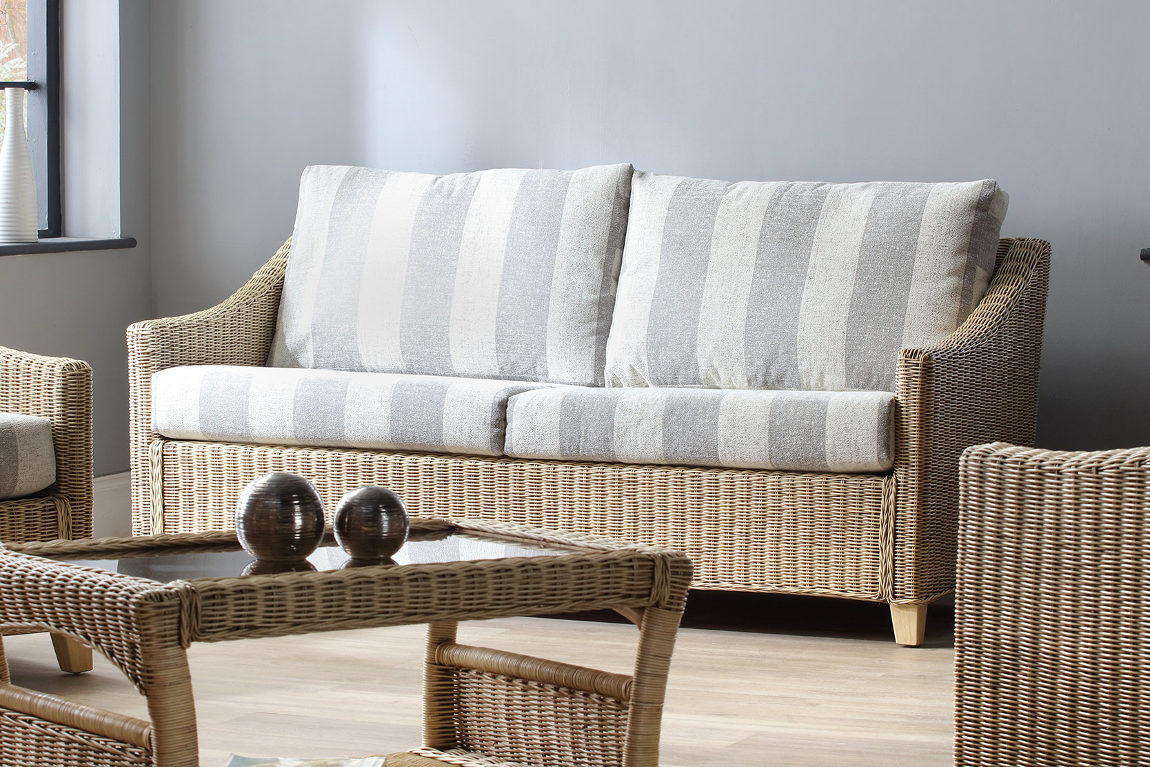 Bay Isle Home Alya 3 Seater Conservatory Sofa | Wayfair.co.uk