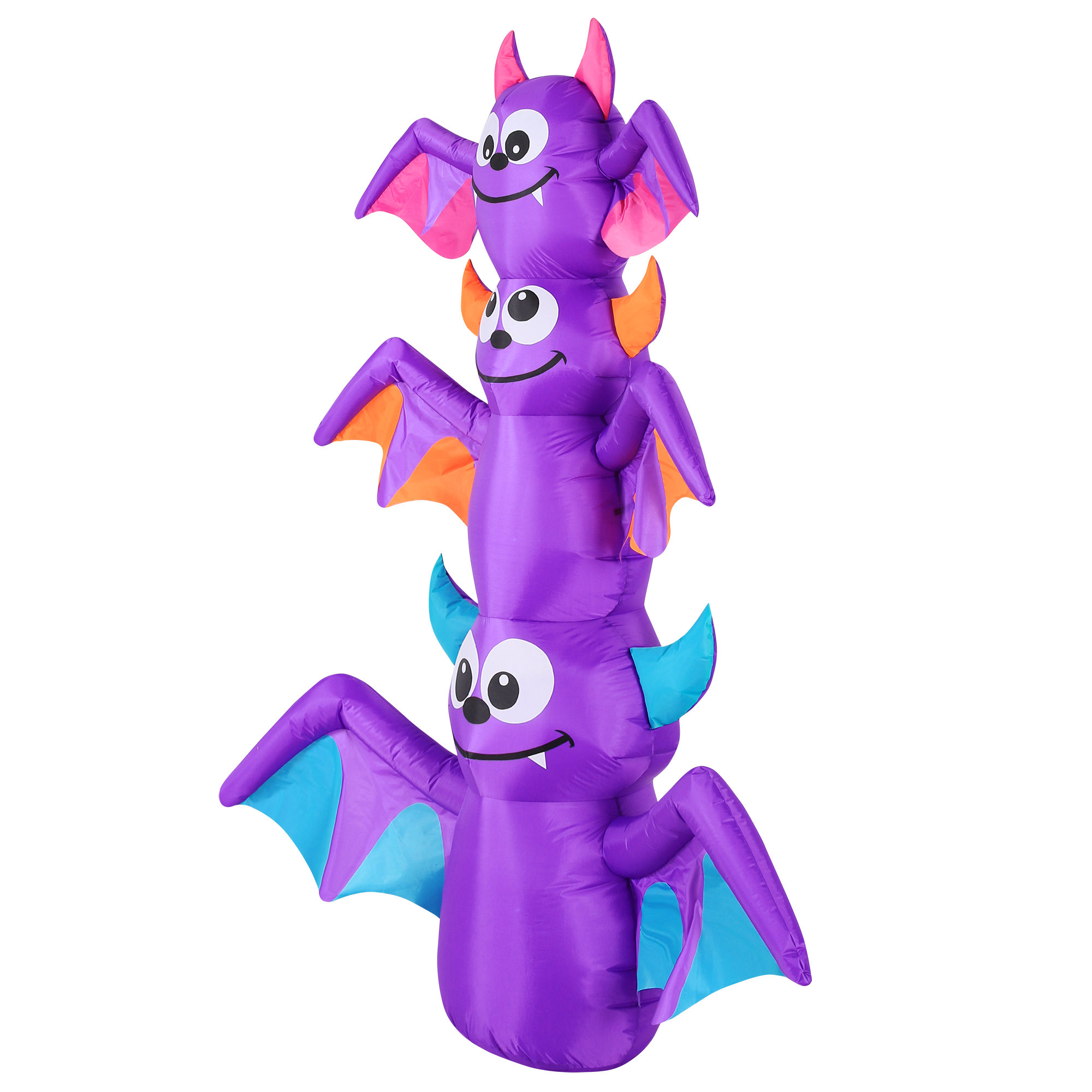 The Holiday Aisle® Frasquito Bat Stack Inflatable | Wayfair