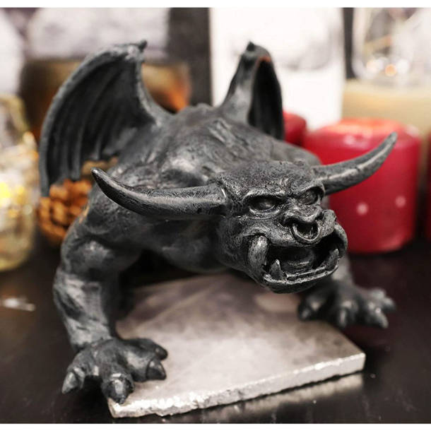 Winston Porter Gargoyle Crouching on Ledge Wall Décor | Wayfair