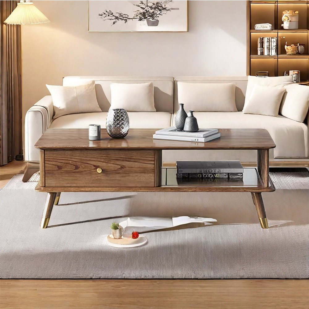 Creature B Comforts Modern simple Nordic coffee table | Wayfair