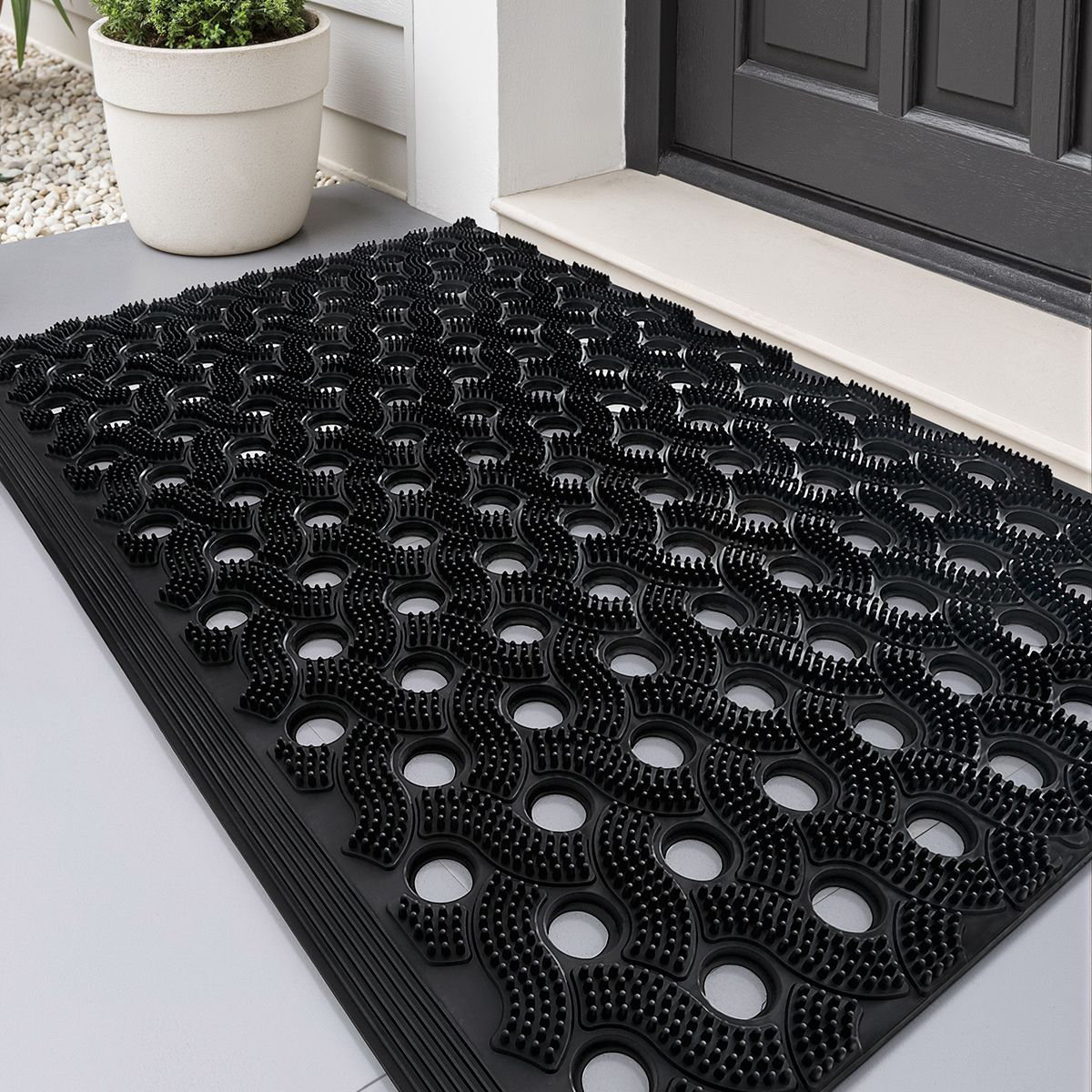 Symple Stuff Non-Slip Outdoor Doormat & Reviews | Wayfair