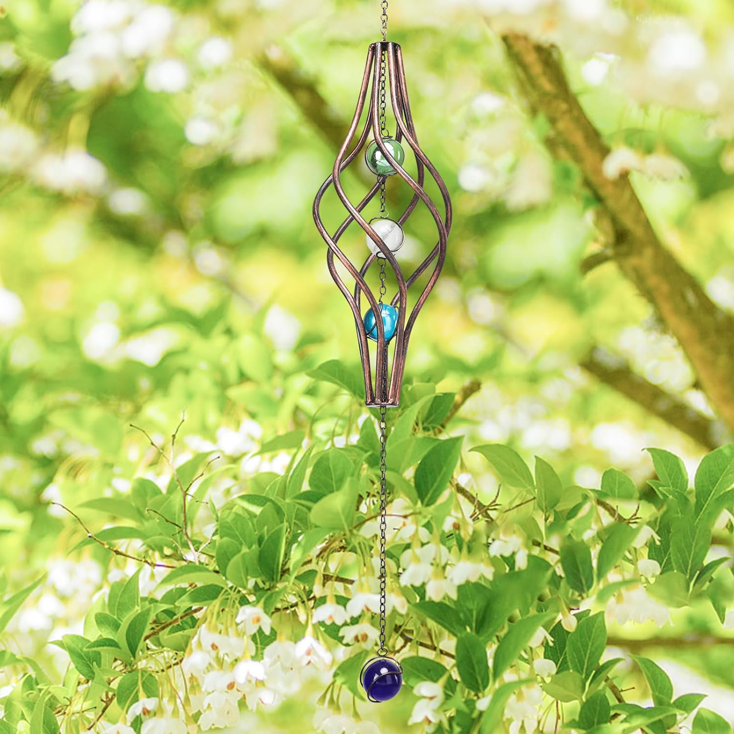 Arlmont & Co. Talvir Wind Spinners Outdoor - Rustproof Hanging 360 ...