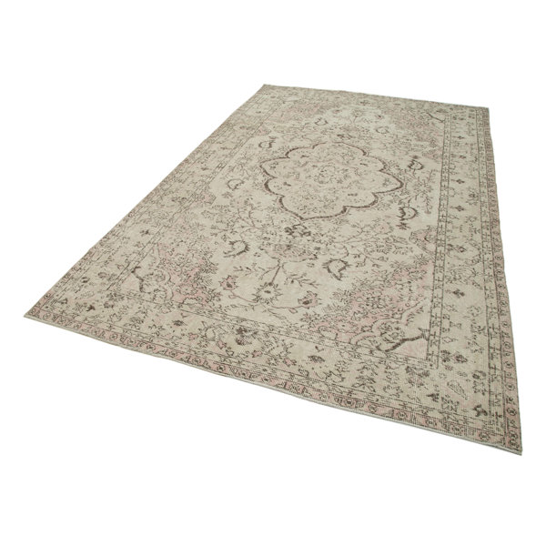 Fleur De Lis Living One-of-a-Kind Cahill Hand-Knotted 1980s 190cm x ...