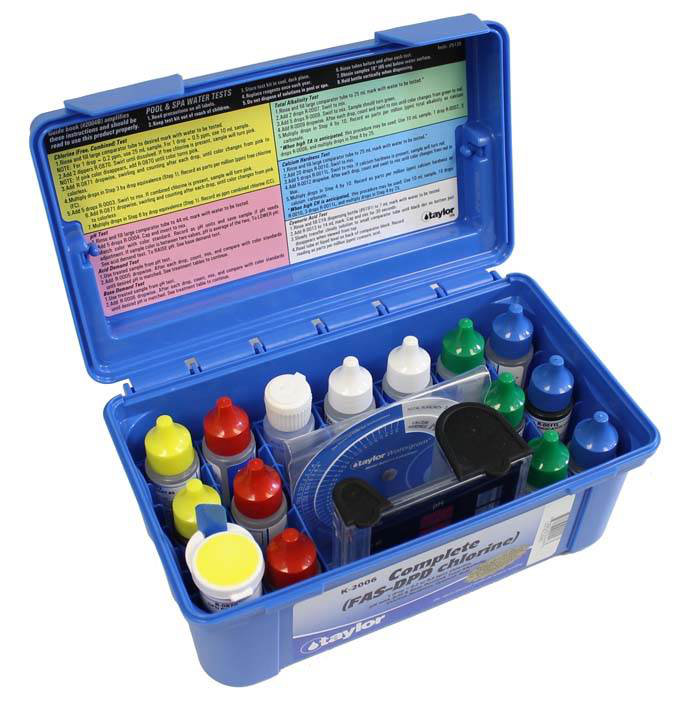 Taylor NEW TAYLOR K-2006 Complete Swimming Pool/Spa Test Kit FAS-DPD ...