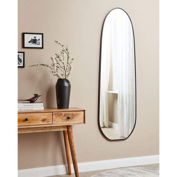 Latitude Run Wall Mirror 160 cm Black Aureon | Wayfair.co.uk