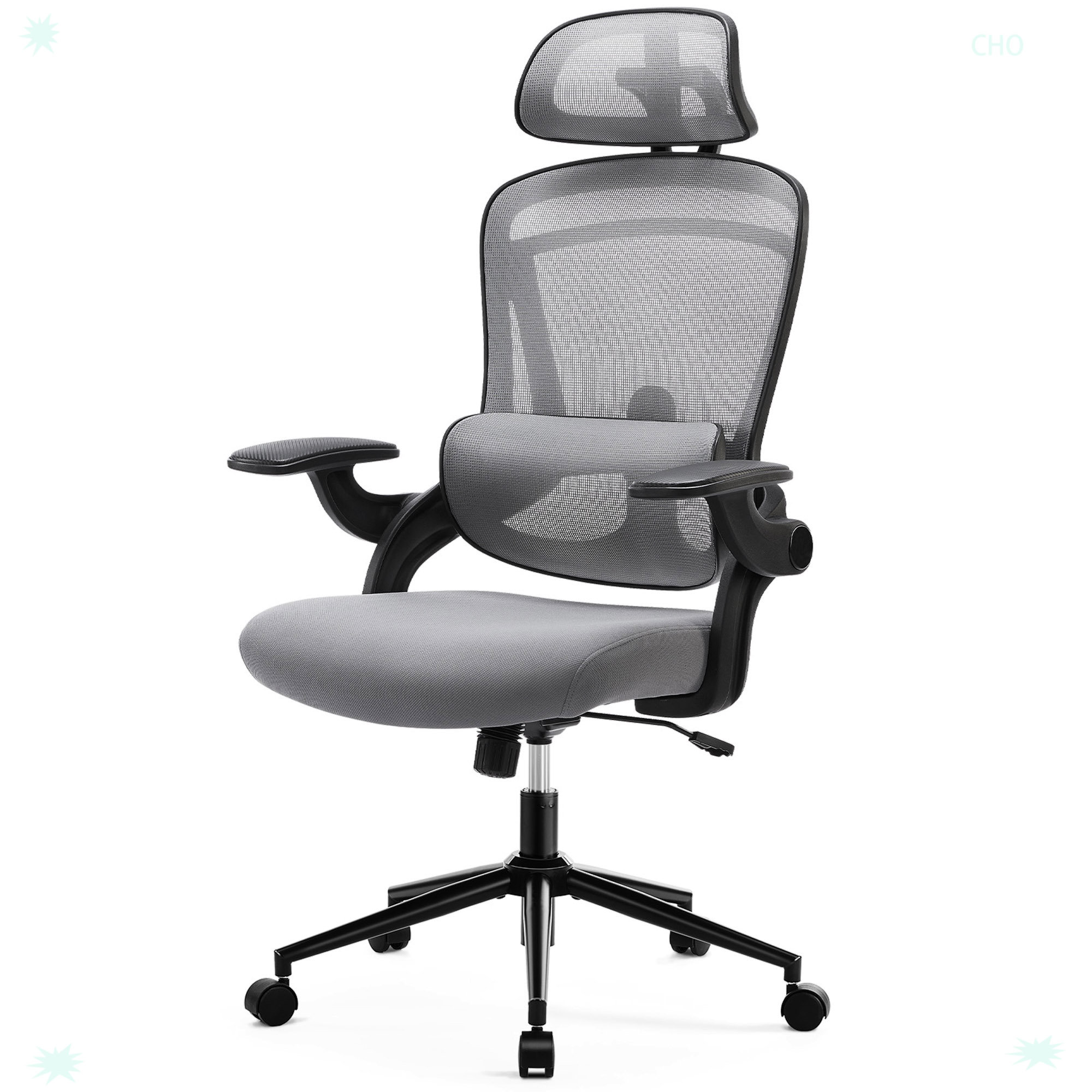 Red Barrel Studio® High Back Desk Chair With Adjustable Lumbar Support ...