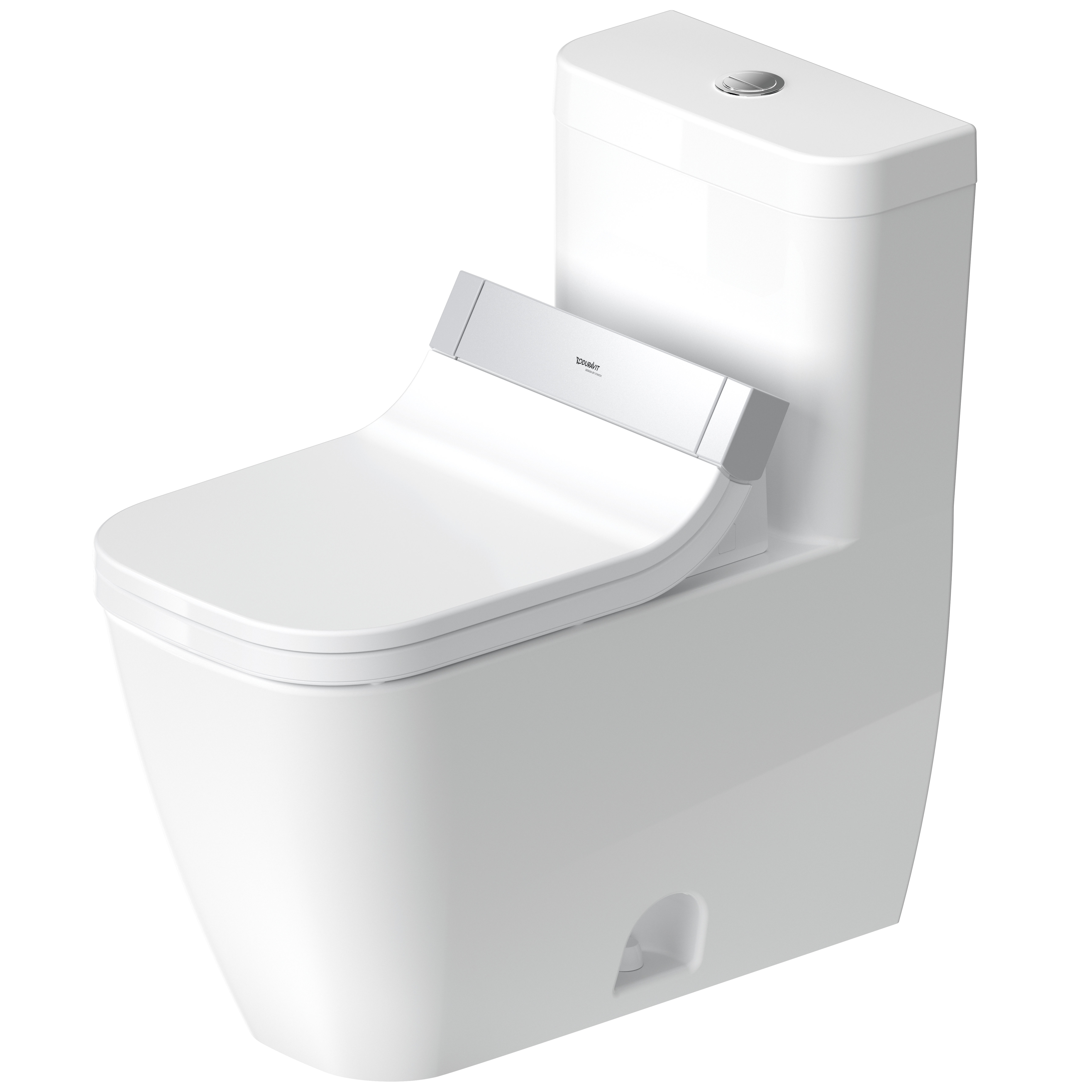 Duravit Happy D.2 Dual-Flush Elongated One-Piece Toilet (Seat Included ...