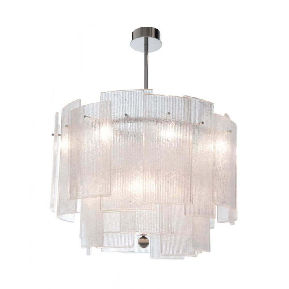 ALAN MIZRAHI LIGHTING Light Galjour Murano Glass Pendant Chandelier ...