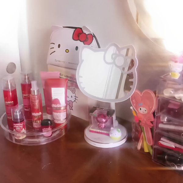 IMPRESSIONS VANITY · COMPANY Hello Kitty LED Rechargeable Makeup Mirror ...