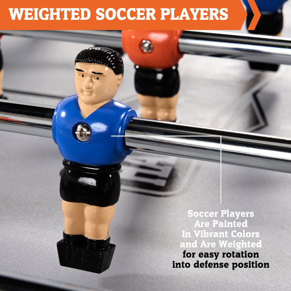 Hall Of Games 56” Phoneix Foosball Gaming Table Standard Size, Durable ...