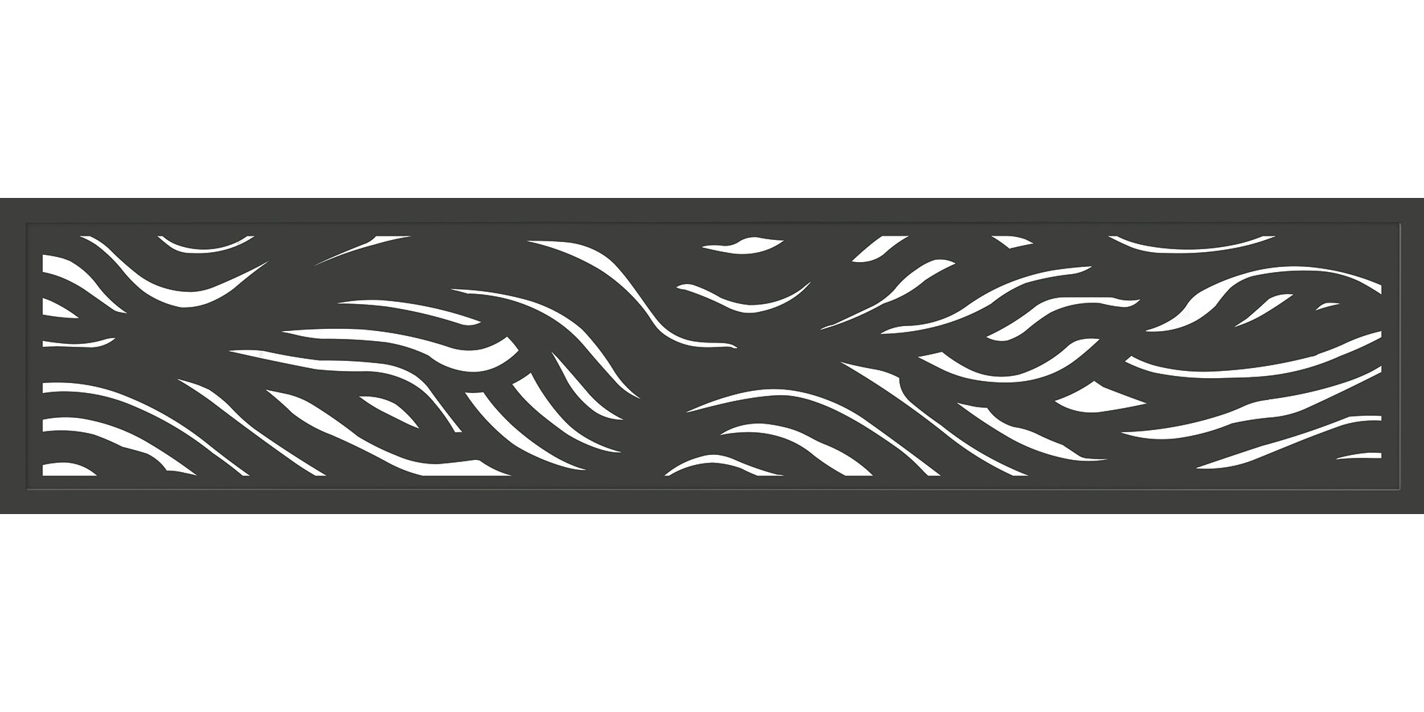 Modinex 16" H x 72" W Stream Decorative Extension And Wall Décor ...