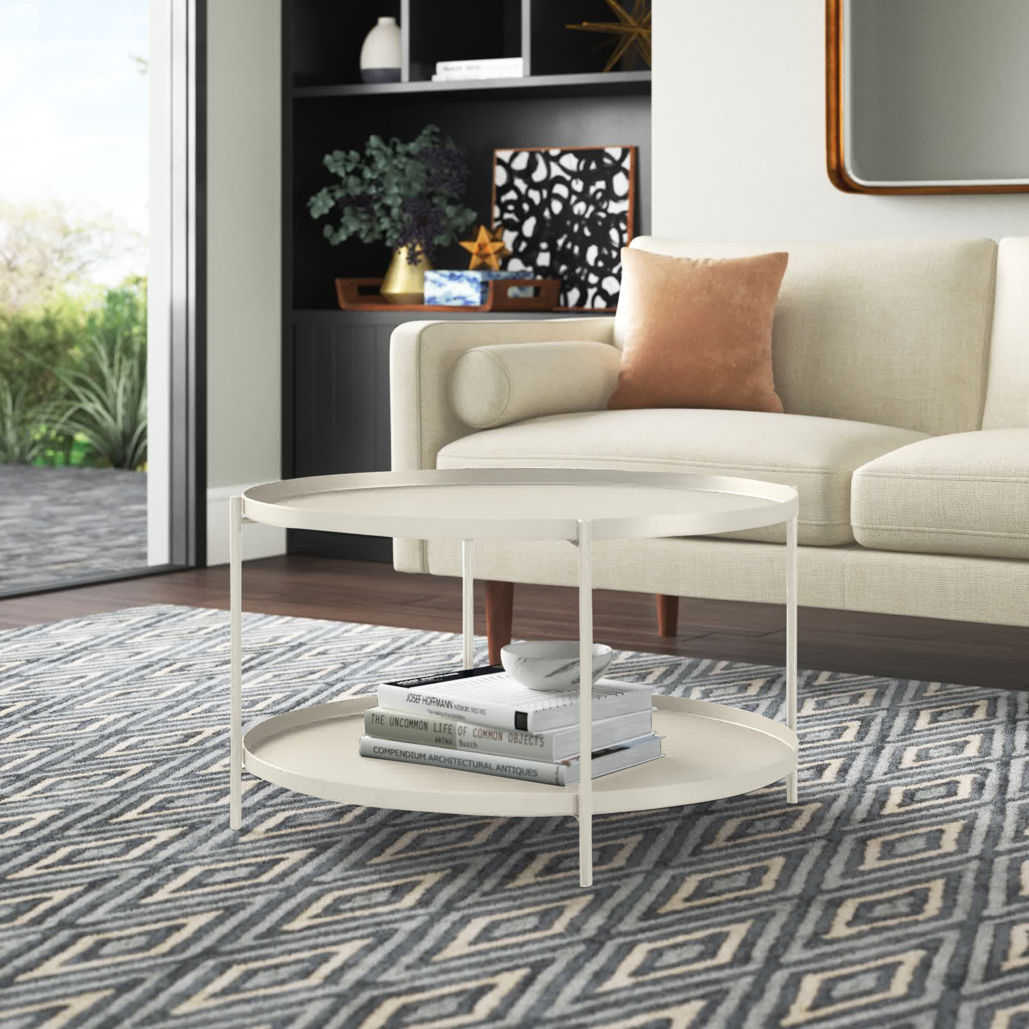 Wade Logan Atkisson 4 Legs 1 Coffee Table with Storage & Reviews ...