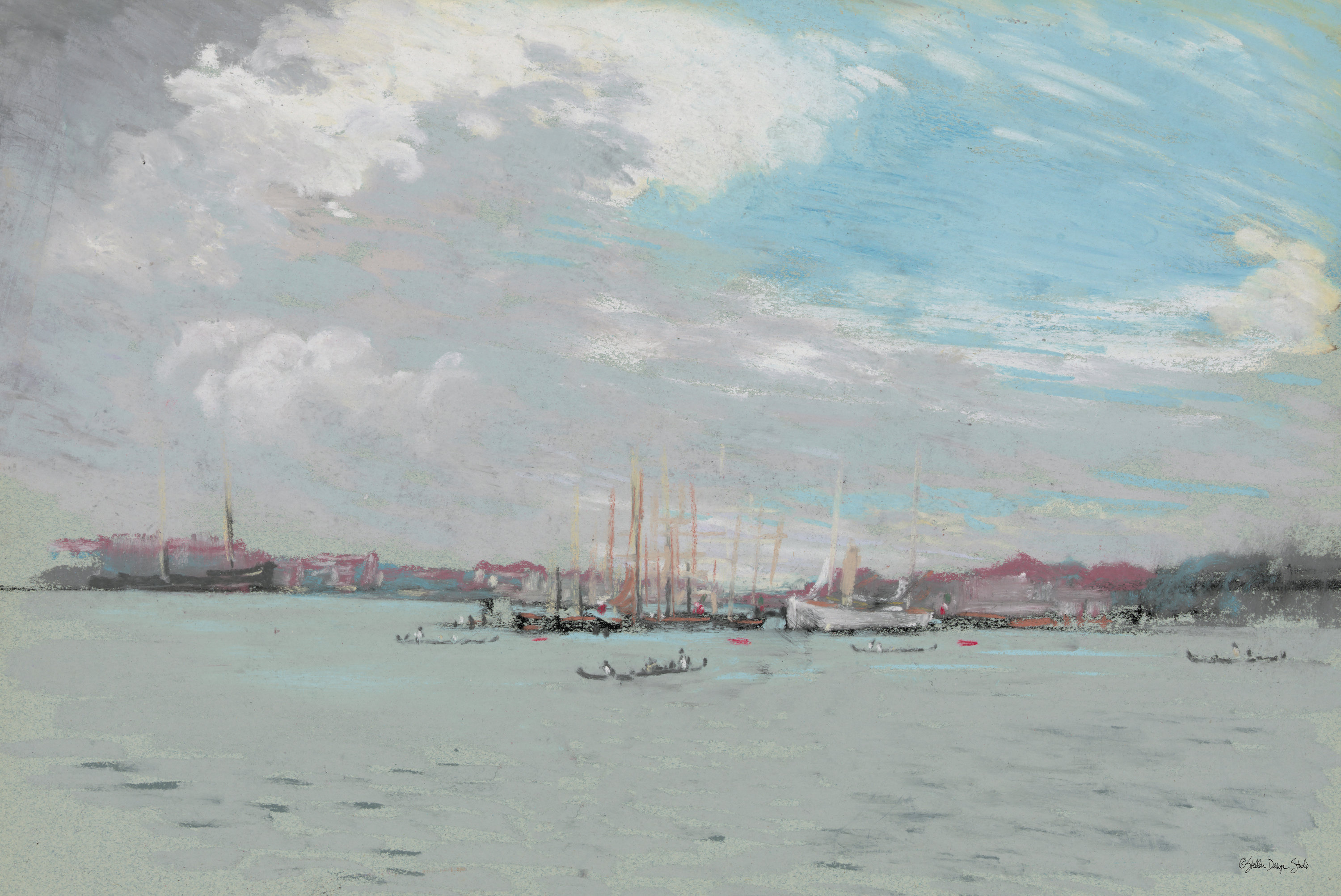 Longshore Tides Venice by Stellar Design Studio - Print - Wayfair Canada