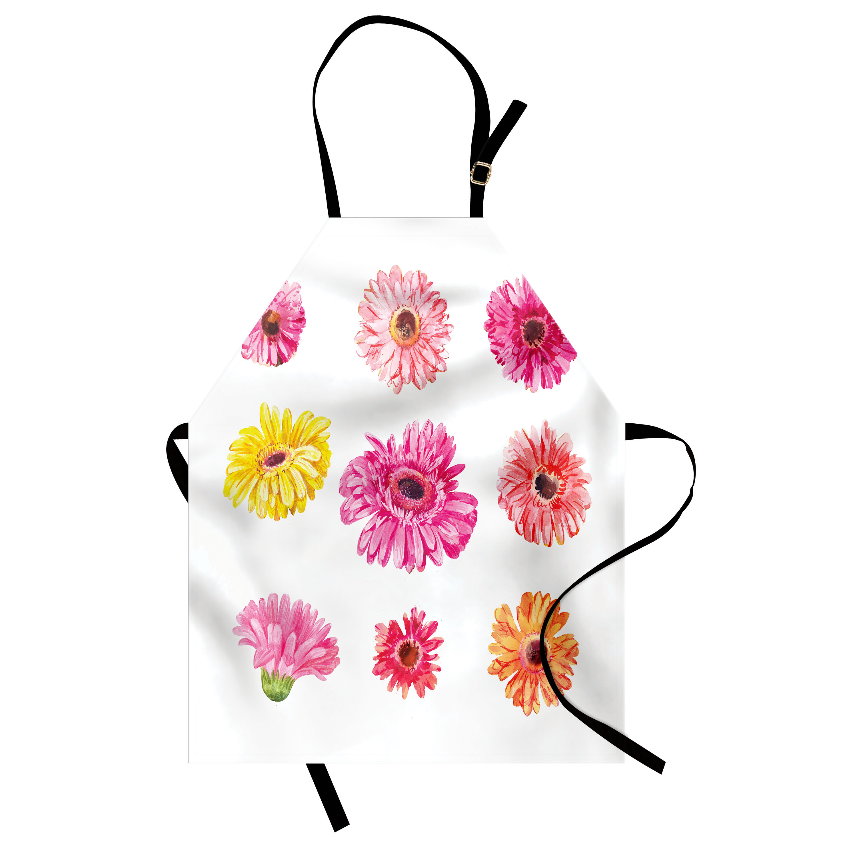 East Urban Home Gerber Daisy Apron, Cooking Gardening, Adult Size ...