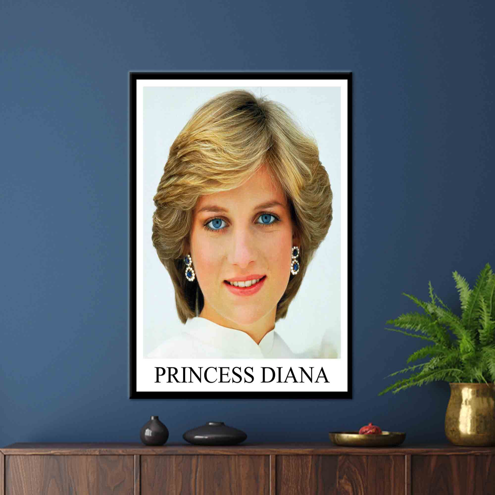 kayra export Princess Diana Framed Wall Art in Fashionable Decor Style ...