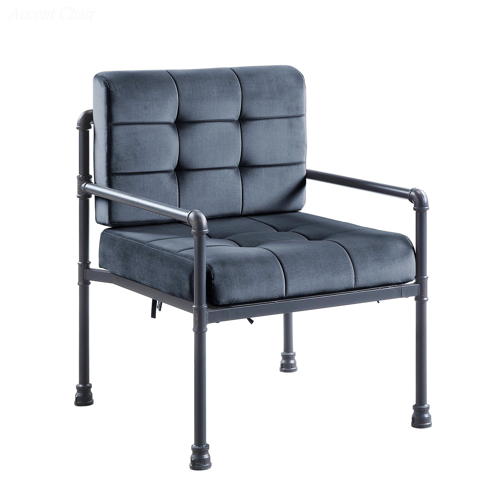 17 Stories Metal Frame Accent Chair, Metal Frame Chair | Wayfair