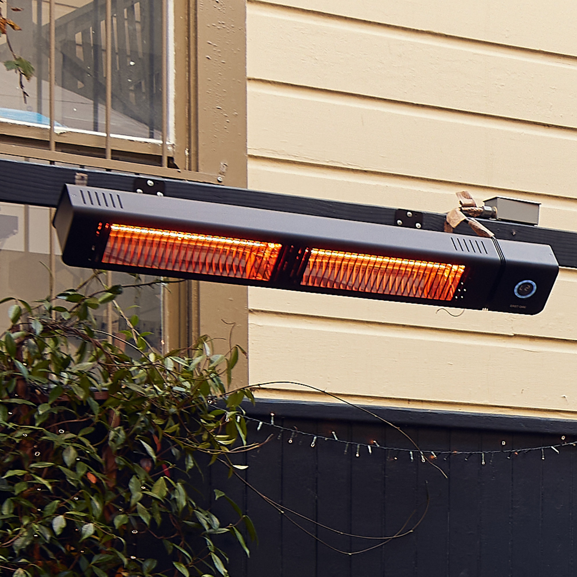 EAST OAK Electric Wall Mounted Patio Heater 4000W | Wayfair