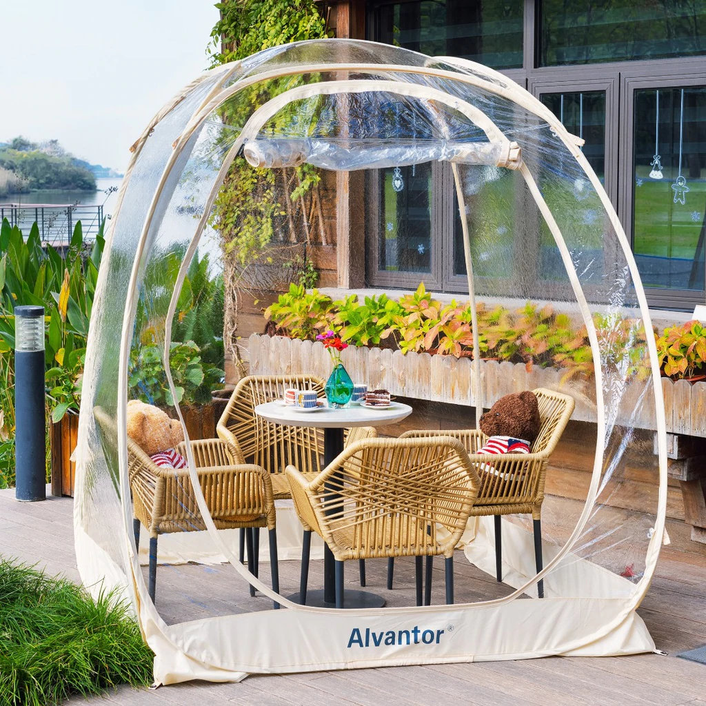 EighteenTek Bubble 6 Ft. W x 6 Ft. D Fiberglass Patio Gazebo | Wayfair