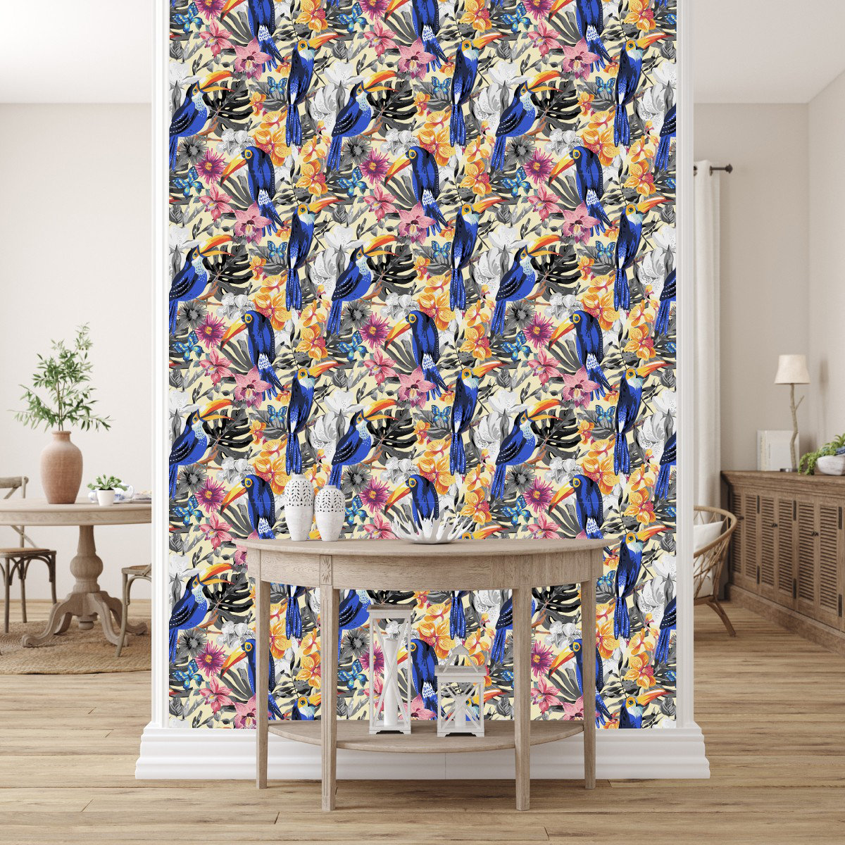 Bayou Breeze Analea Floral Wallpaper - Wayfair Canada