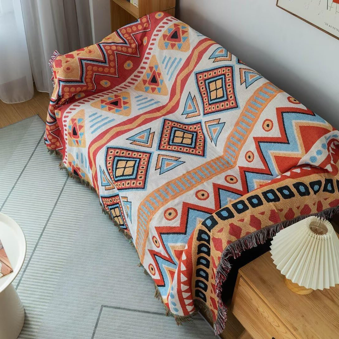 MODVAT Orange Soft Sofa Covers Sectional Sofa Slipcover Blanket ...