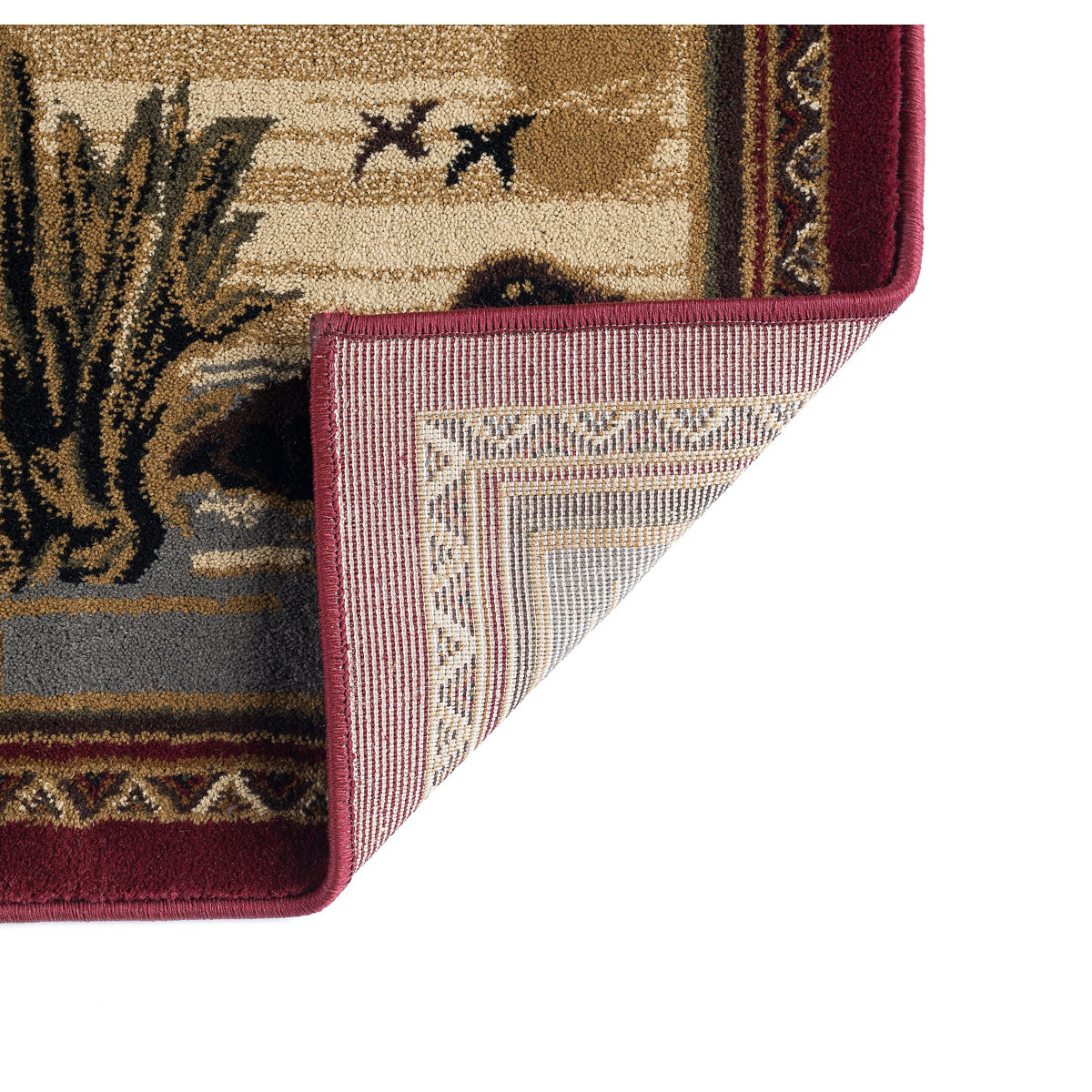 Threadbind Southwestern Brown/Red Area Rug & Reviews | Wayfair