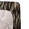 Ambesonne Exotic Sheet Set Animal Print Like Stripes Dark Brown and ...
