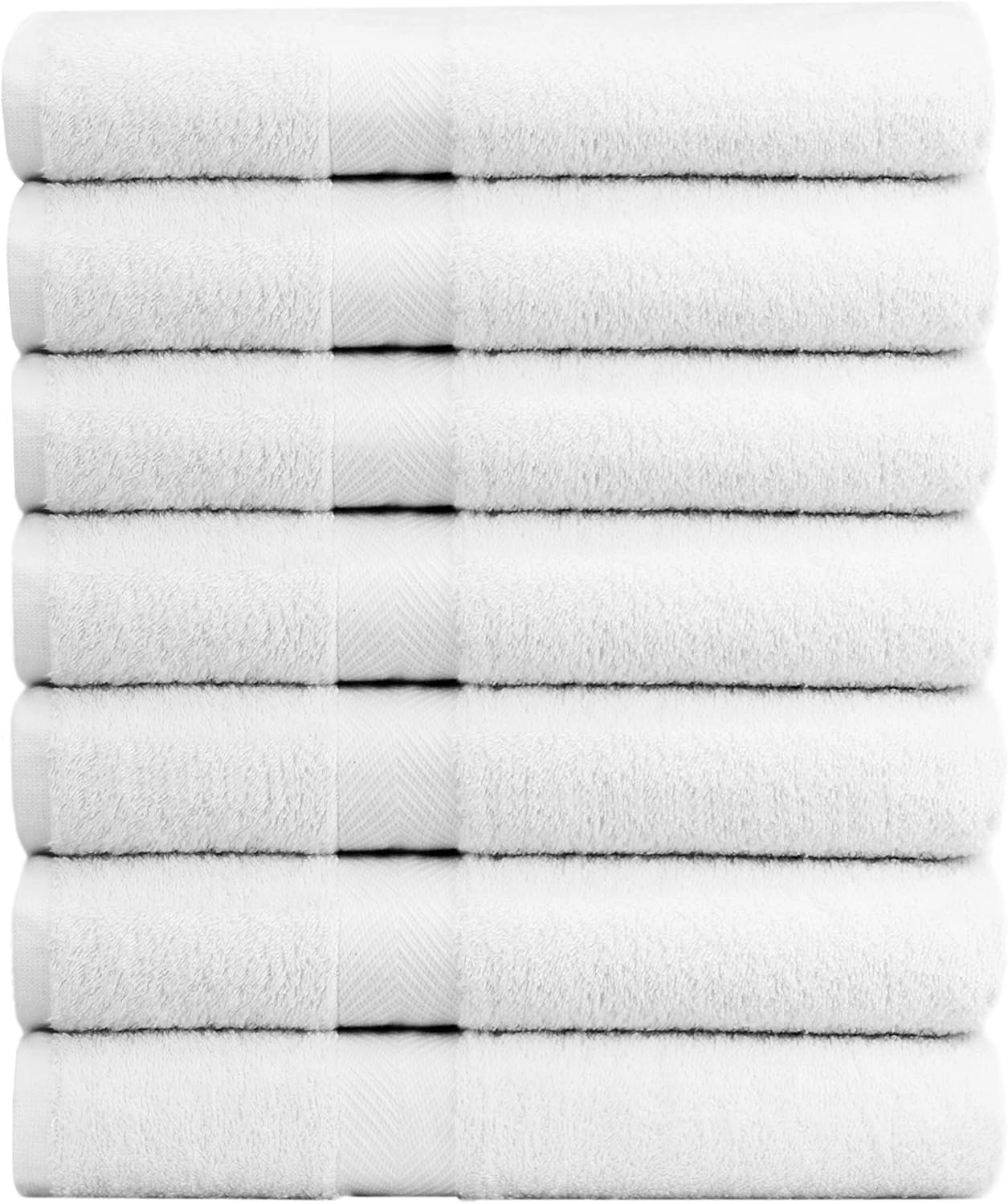 WIZIAT Simplicity Bath Towels Set - 7 Pack - 27X52-100% Cotton Towel ...