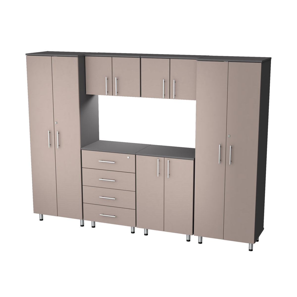 George Oliver Kaiyon 6 Piece Manufactured Wood Storage System | Wayfair