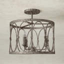 Birch Lane™ Alverstone 3-Light Semi-Flush Mount & Reviews | Birch Lane