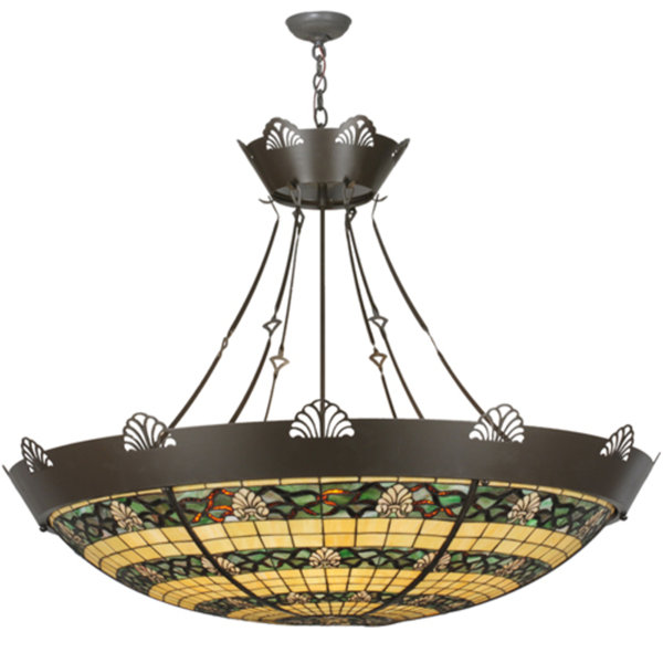 Astoria Grand Wilmar 8 - Light Timeless Bronze Bowl Pendant | Wayfair
