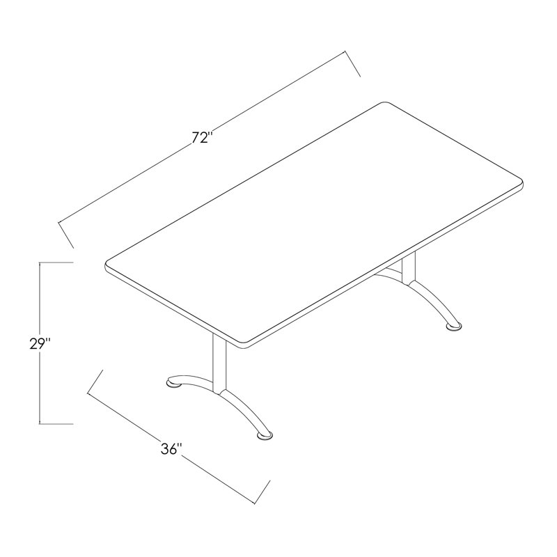 Symple Stuff Curved Conference Table & Reviews | Wayfair