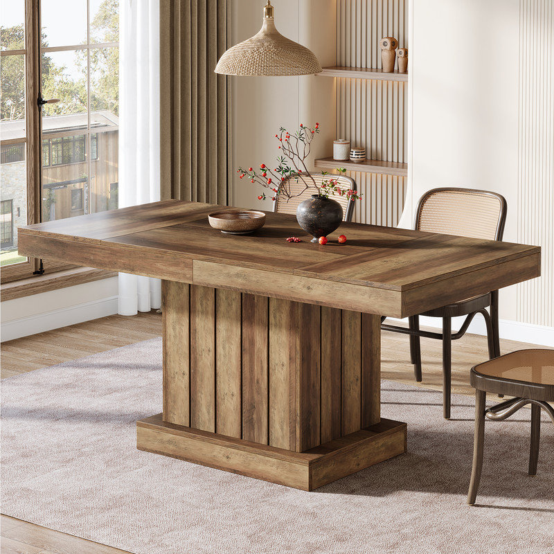 Millwood Pines 63'' Pedestal Dining Table | Wayfair
