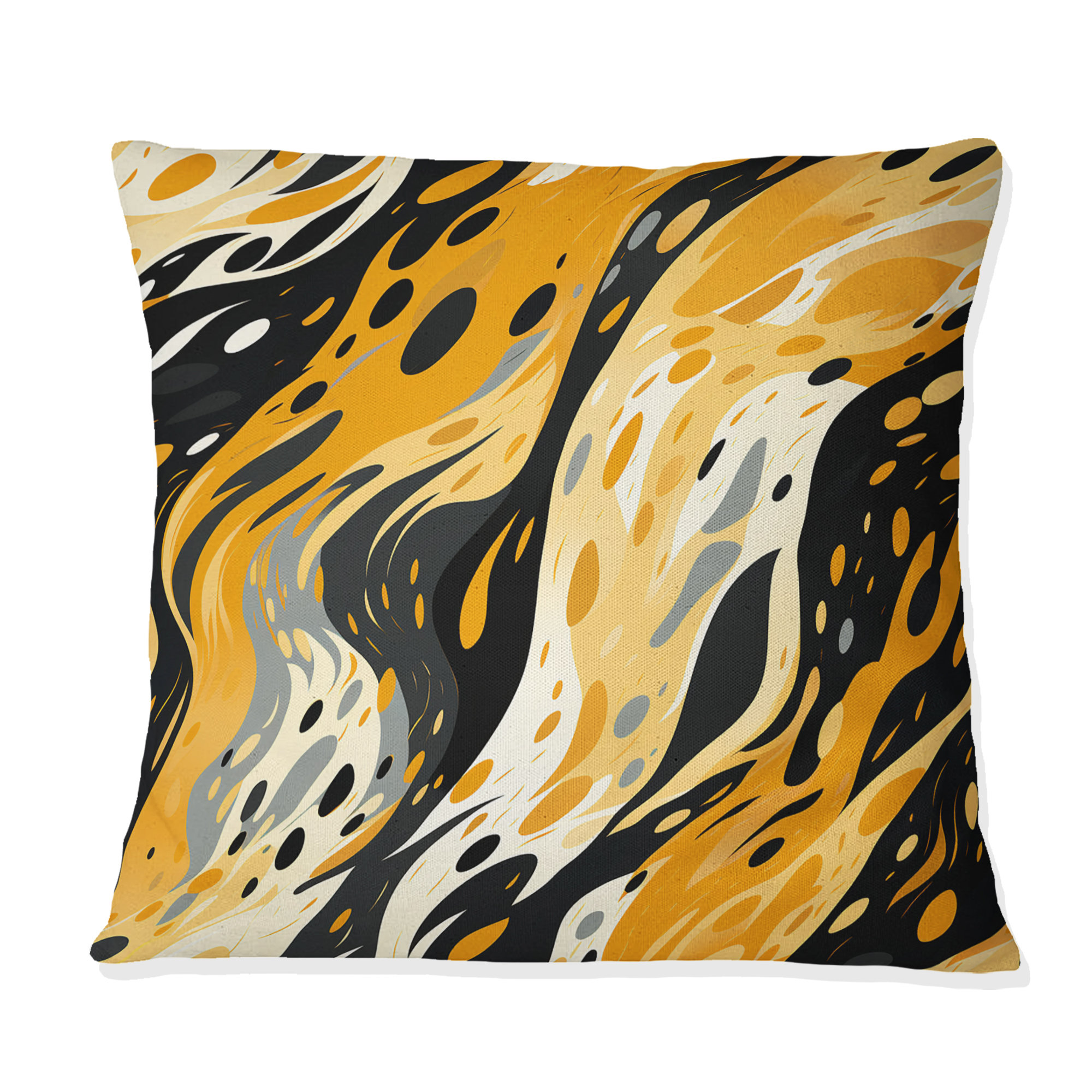 DesignArt Abstract Throw Pillow | Wayfair