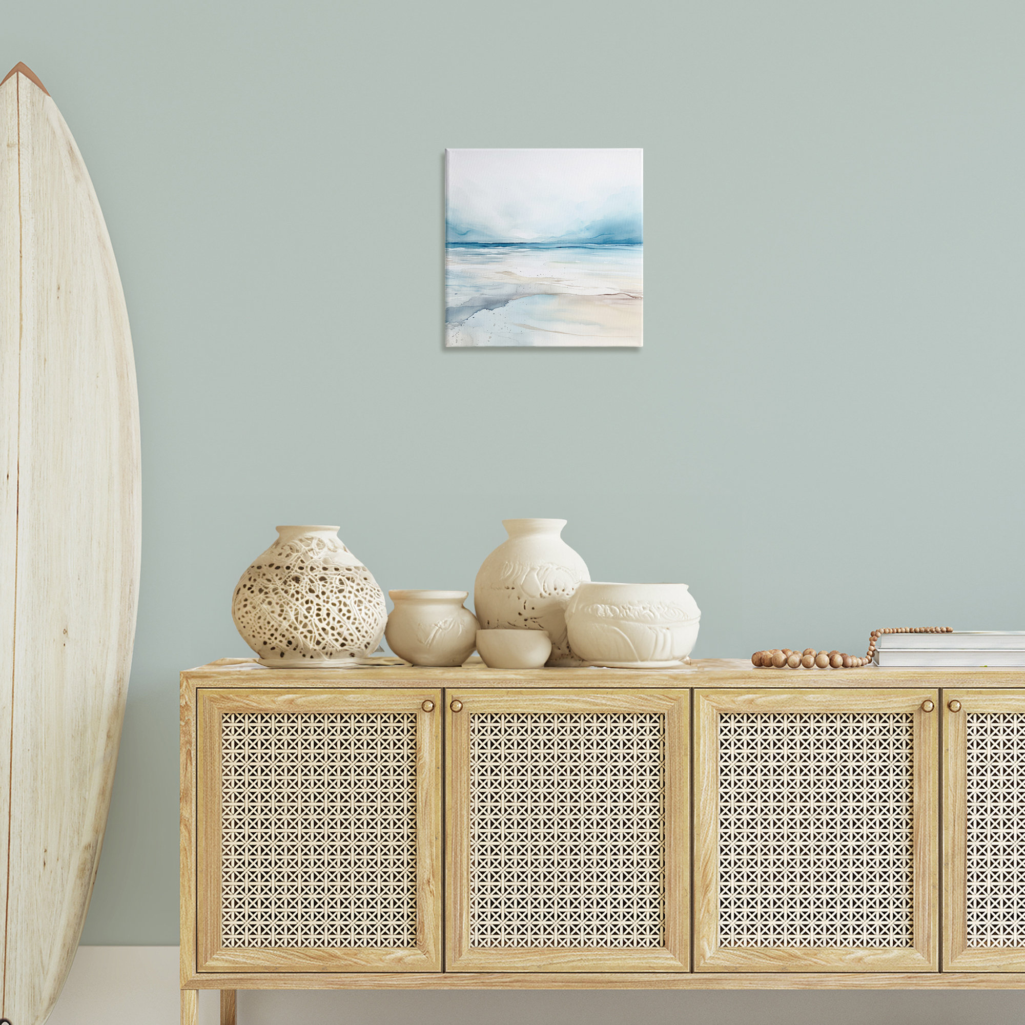 Highland Dunes Nautical Scenery Abstract Canvas Wall Art by Irena Orlov ...
