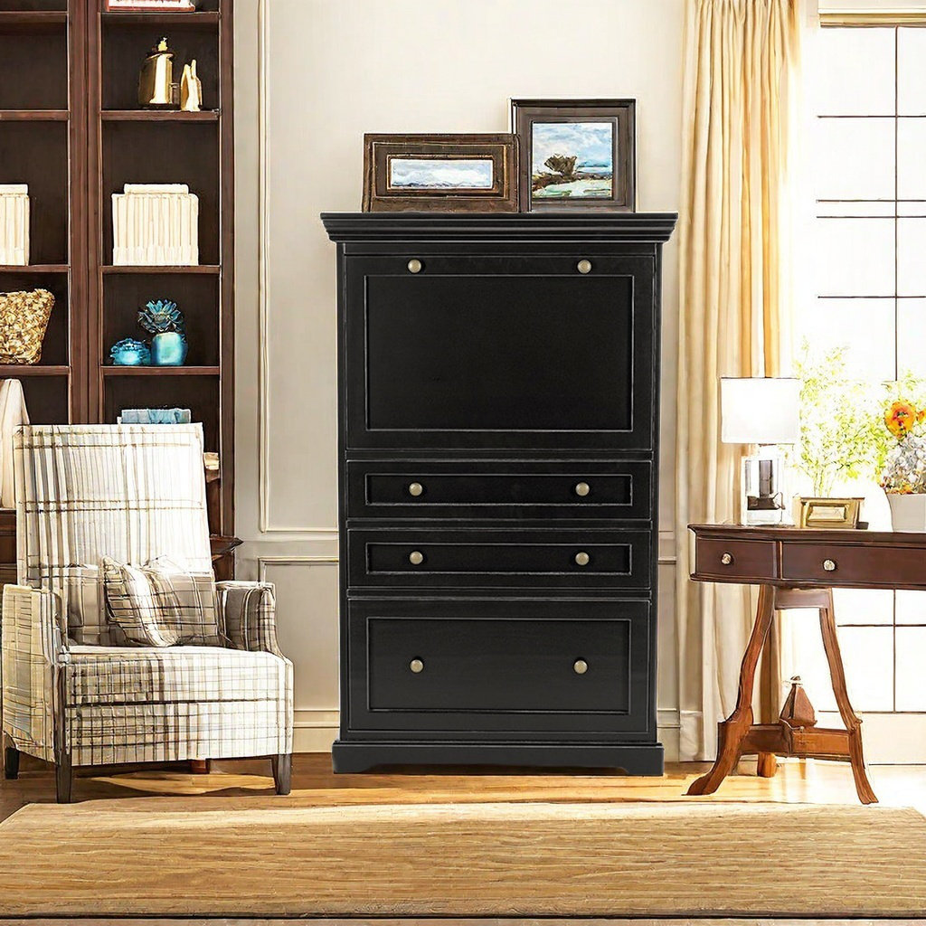 Parttlion American solid wood clamshell small bookcase | Wayfair