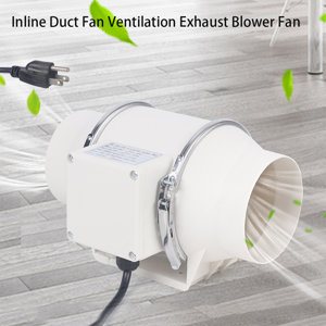 JOYDING Inline Duct Fan Ventilation Exhaust Blower Fans Ductless | Wayfair