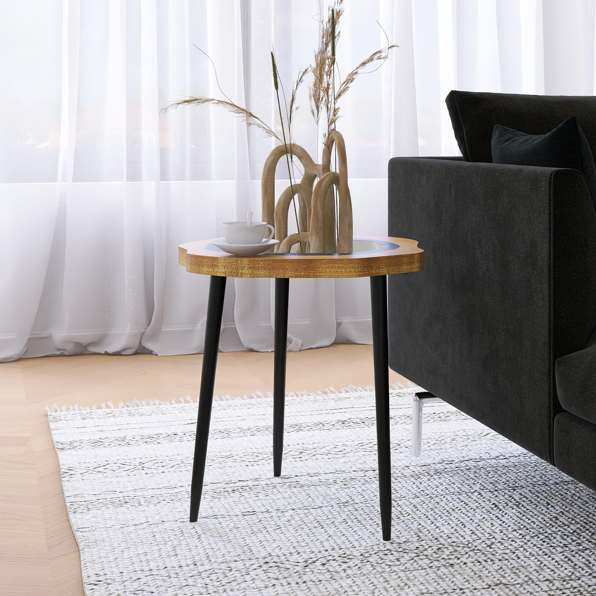 Staykiwi 22 In. H High Quality MDF Side Table | Wayfair