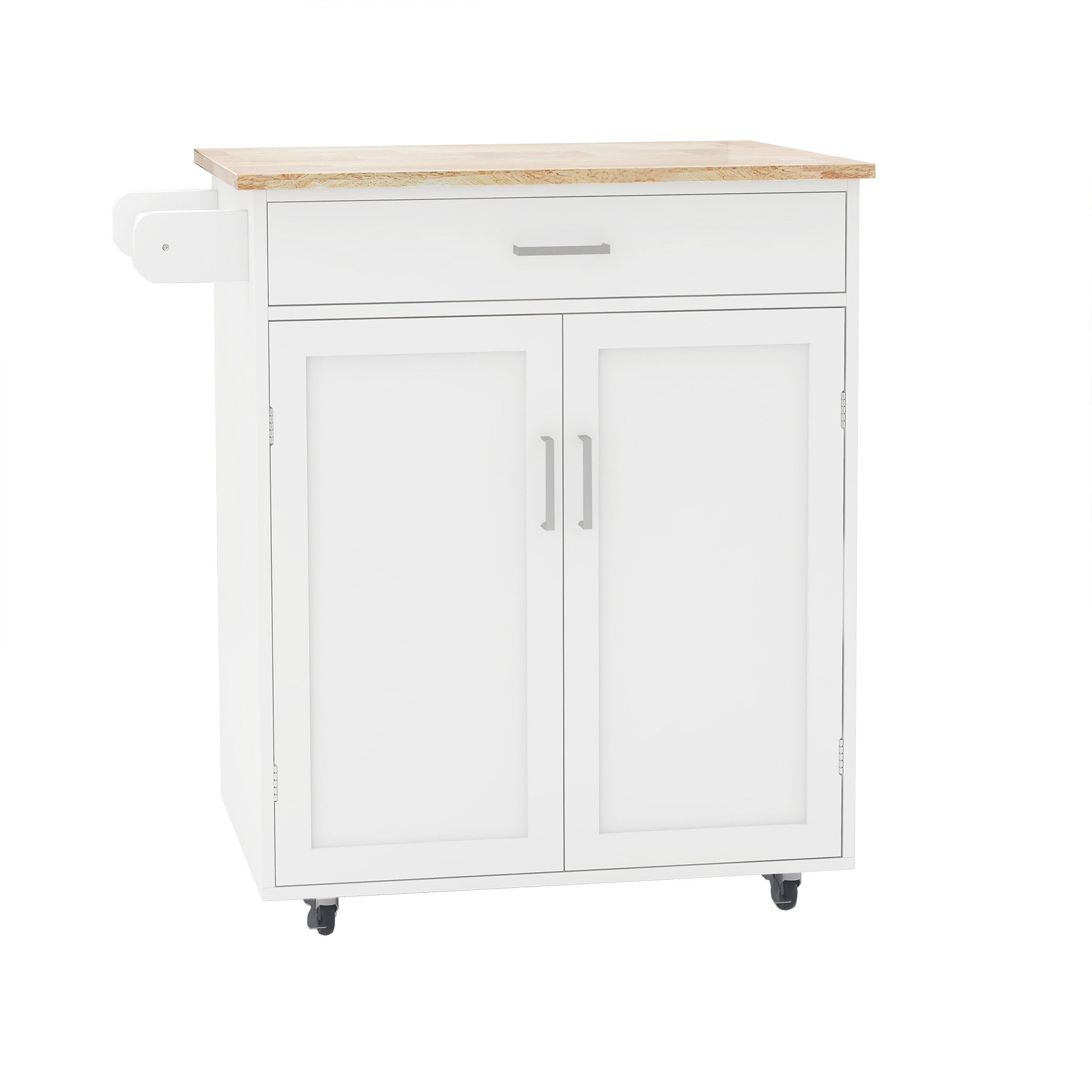 Winston Porter Versatile Kitchen Trolley Cart With Practical ...