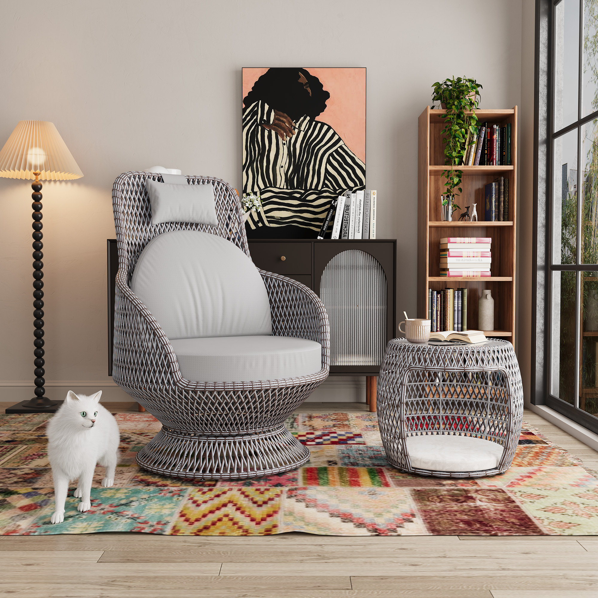 TWT Upholstered Barrel Chair | Wayfair
