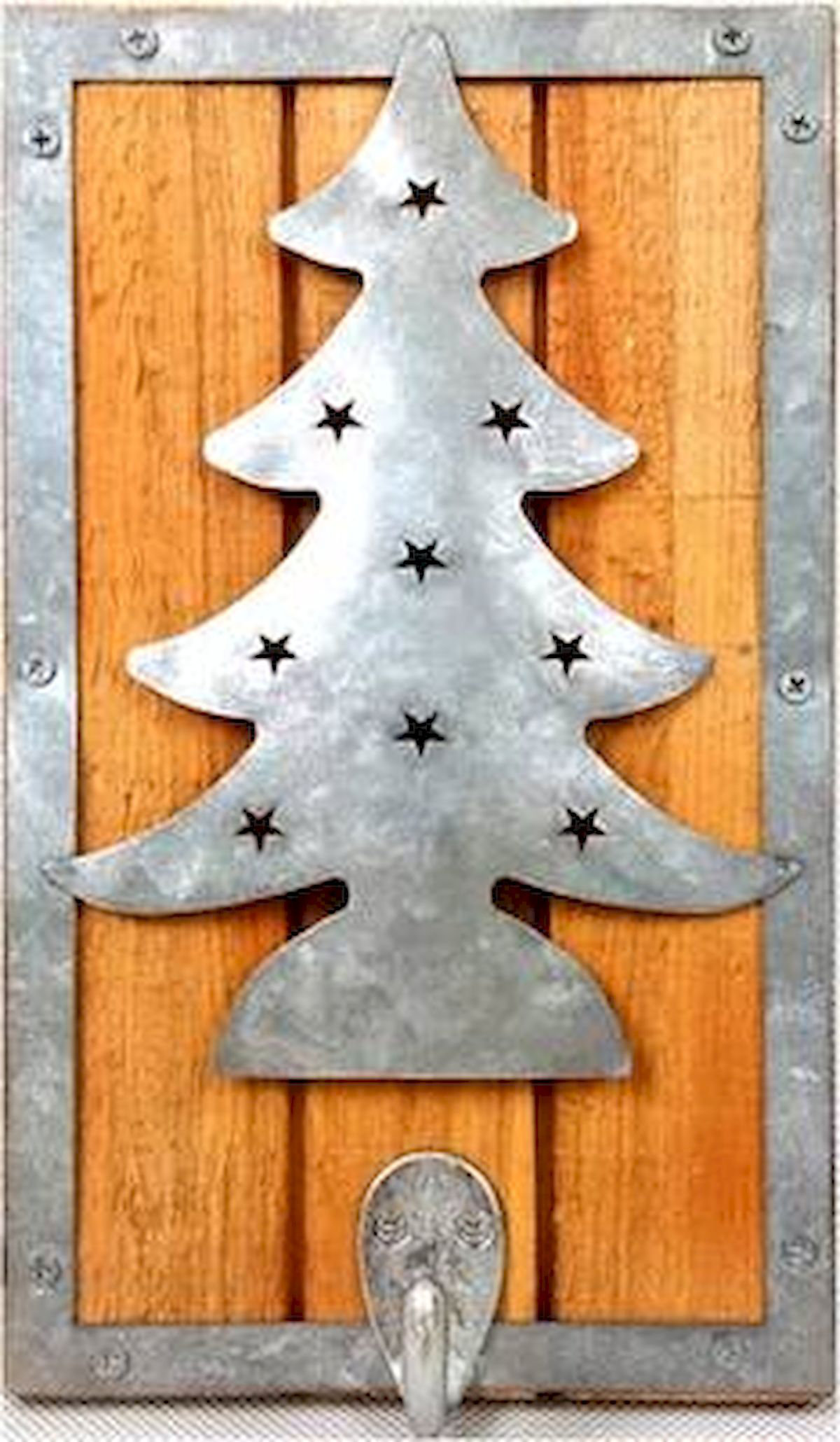 The Holiday Aisle® Buckthorn Wall Hook in Brown/Silver | Wayfair