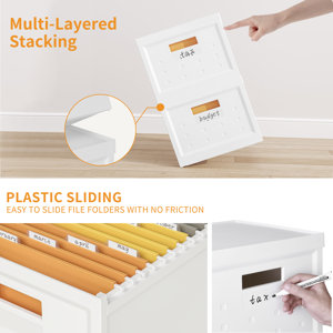 Seseno File Box (set of 2) & Reviews | Wayfair