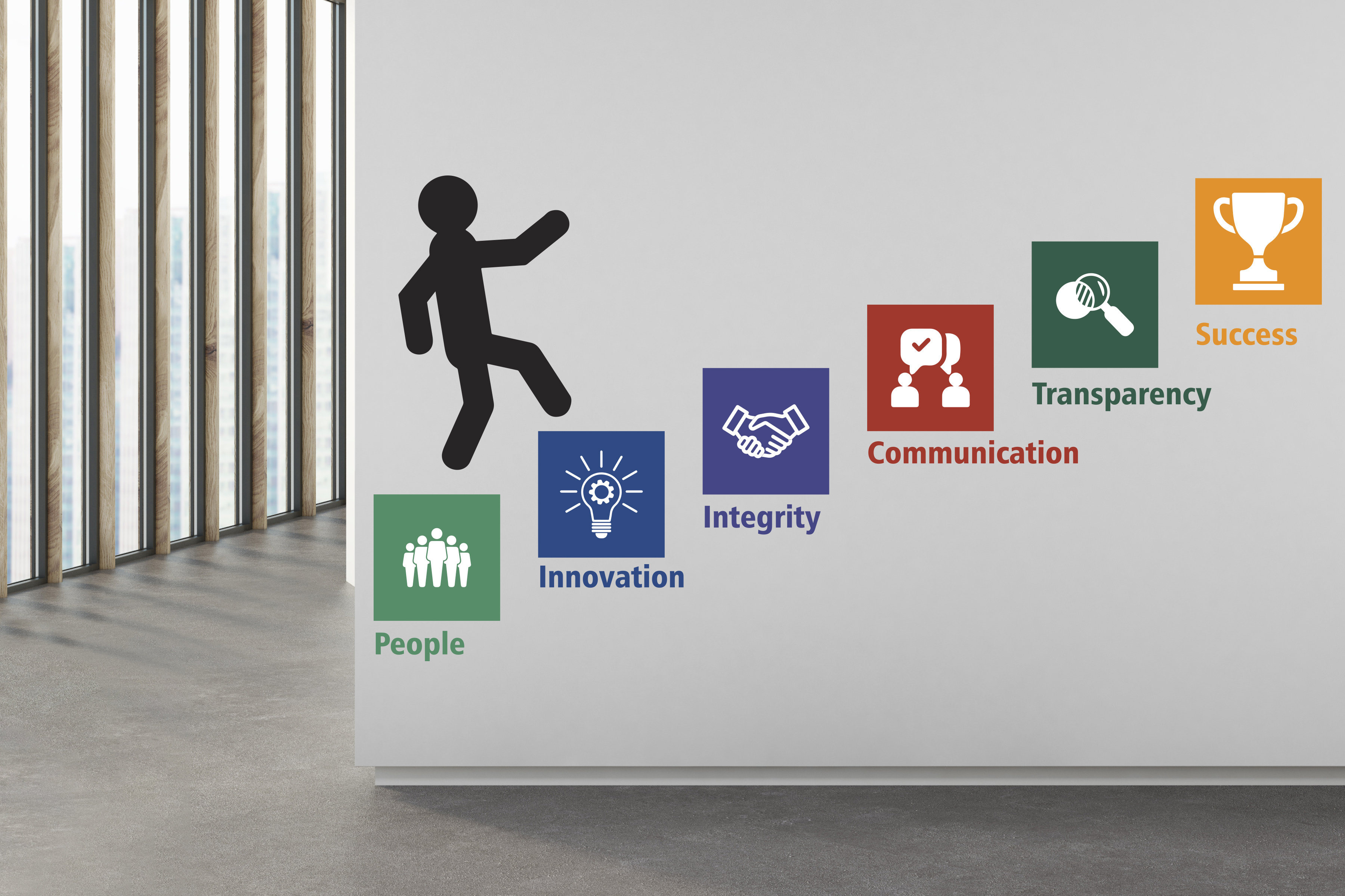 Trinx Core Value Wall Decal, Business Office Wall Decal, | Wayfair