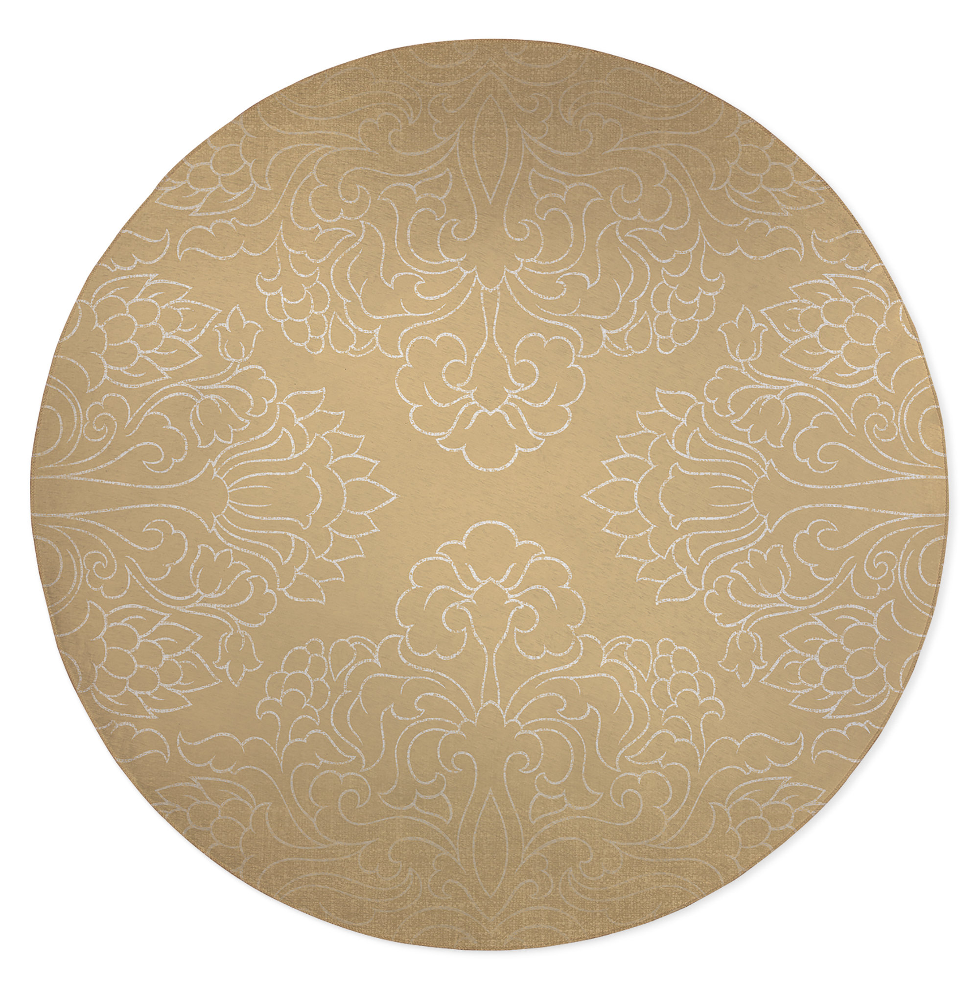 KAVKA DESIGNS Josie Straight Round Chair Mat | Wayfair
