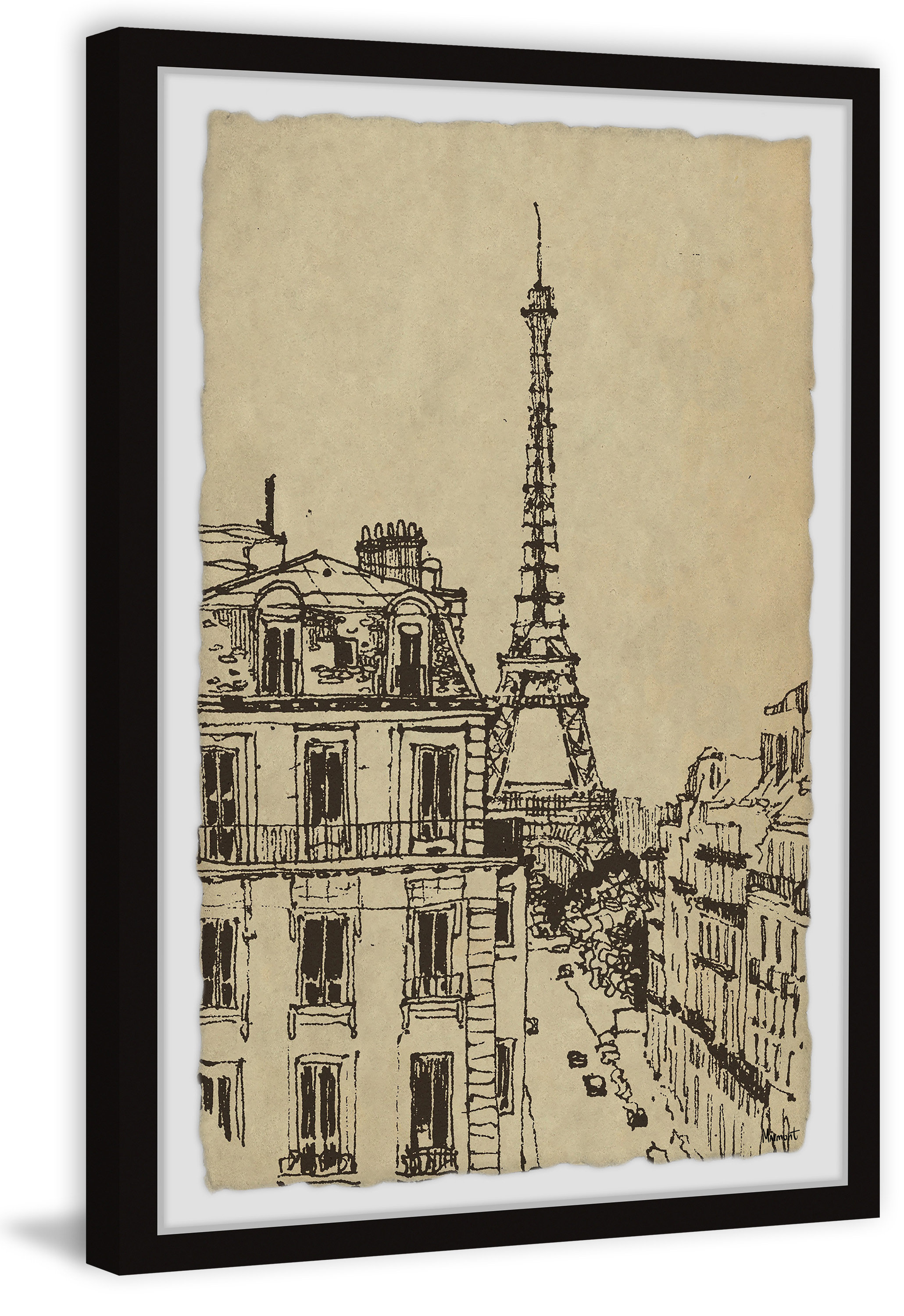 Red Barrel Studio® Dreamy Paris - Picture Frame Print | Wayfair