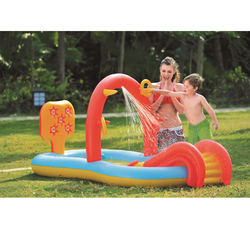 Northlight Seasonal 88.5" Red and Yellow Inflatable Children's ...