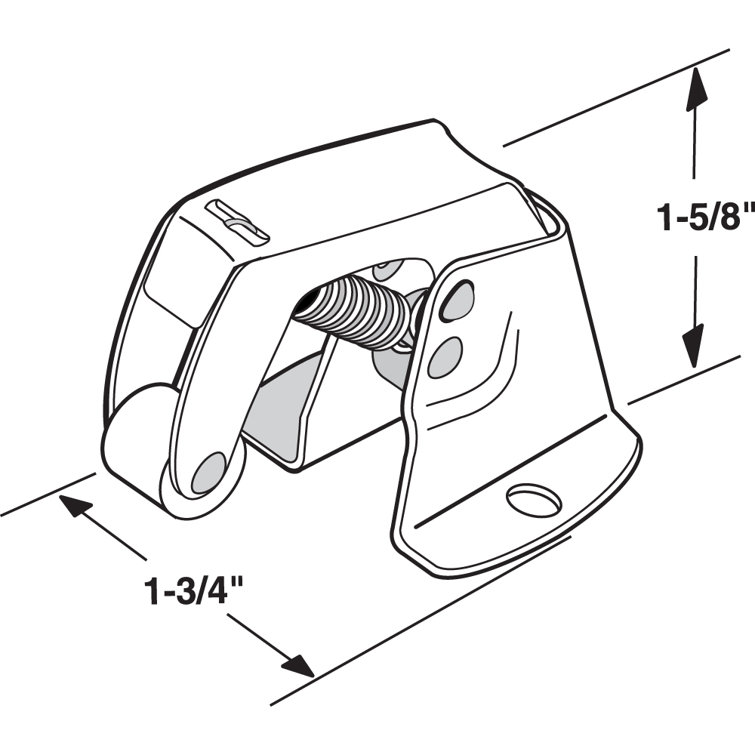 Prime-Line 1-3/4 In. Zinc-Plated Steel Construction Screen Door Spring ...