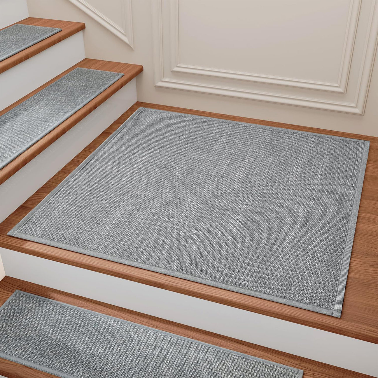 Leader Books Dark Gray Soft Stairs Resistant Skid Runner Safety Rugs ...